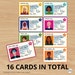 Printable Character ID Cards: Role Play & ESL (canva Template) - Etsy