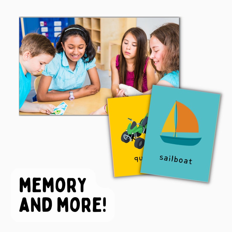 Transportation Flashcards: ESL Vocabulary Cards (printable PDF) - Etsy
