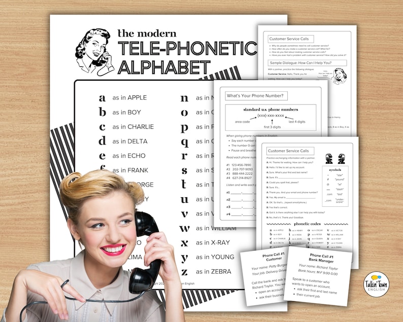 Printable Telephone English Lesson Plan: Role Play & Communication ...
