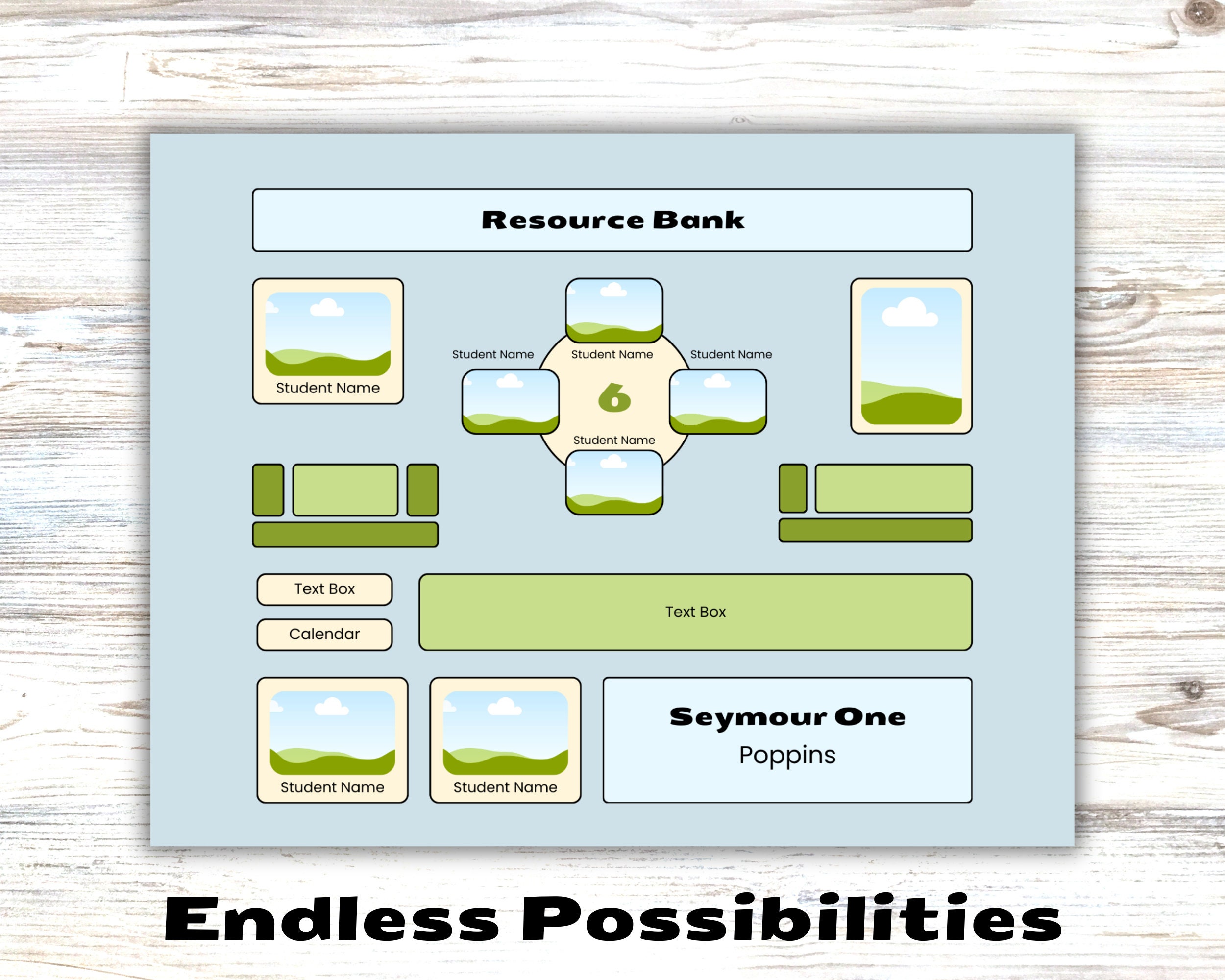 Editable Seating Chart Templates With Photo for Classroom Seating ...