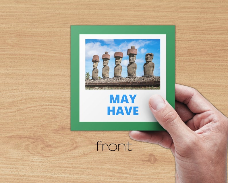 200 English Flashcards PDF Printable Deck of Regular, Irregular and ...