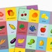 Printable Fruit and Vegetable Vocabulary Flashcards PDF, Picture Cards ...