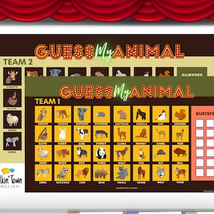 Animals Guessing Game English Resource for Auxiliary Questions and ...