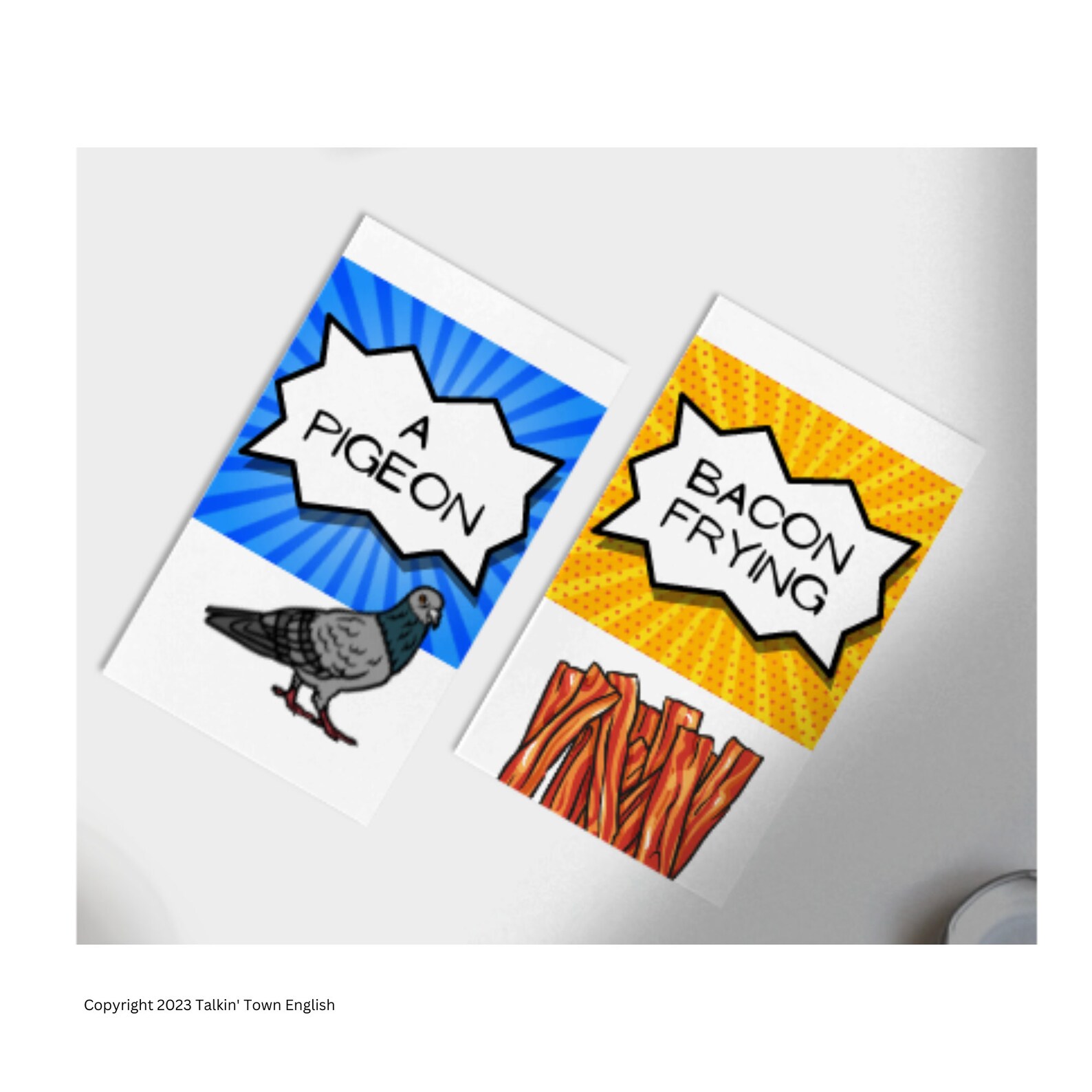 Sound Effects Game Cards PDF: 100 Fun Printable Sound Effect Cards for ...