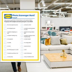 Photo Scavenger Hunt Templates for ESL, Shopping, Cultural Immersion ...