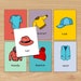 Clothing Flashcards ESL, 32 Printable English Language Vocabulary Cards ...