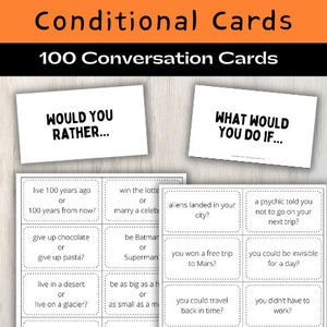 Conditionals 0-3 Worksheets and Conversation Cards PDF for English ...