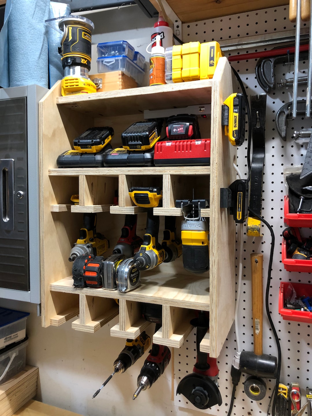 Cordless Power Tool Storage Ideas