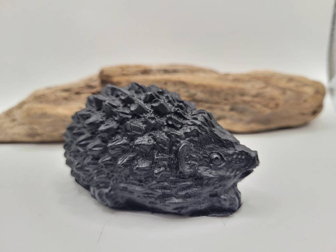 Hedgehog Coal Ornament - Made With Forest of Dean Coal - Handmade - Etsy UK