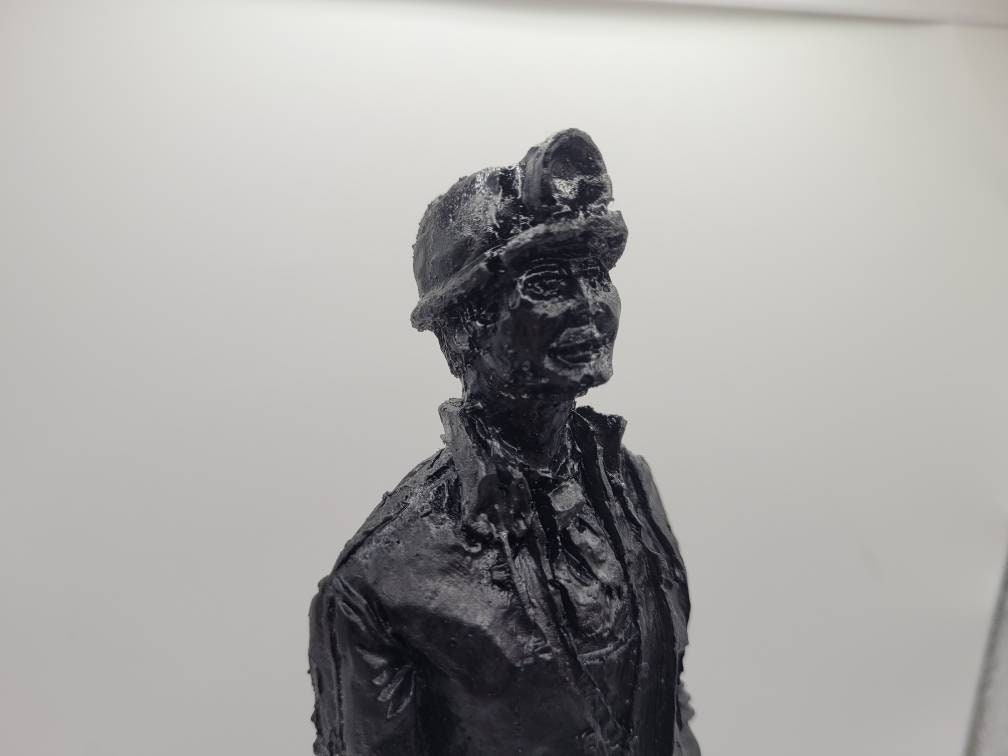 Large Standing Miner Coal Ornament Made With Forest of Dean Coal ...