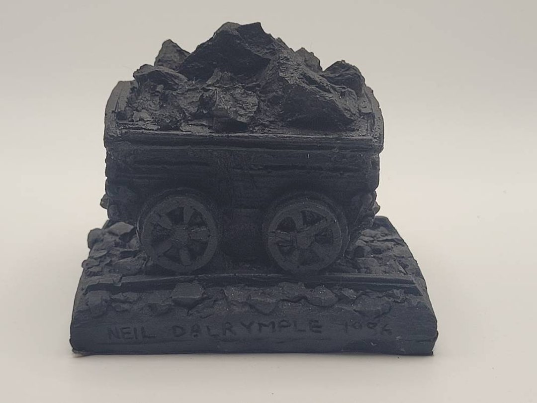 Mine Cart Coal Ornament - Made With Forest of Dean Coal - Handmade - Etsy