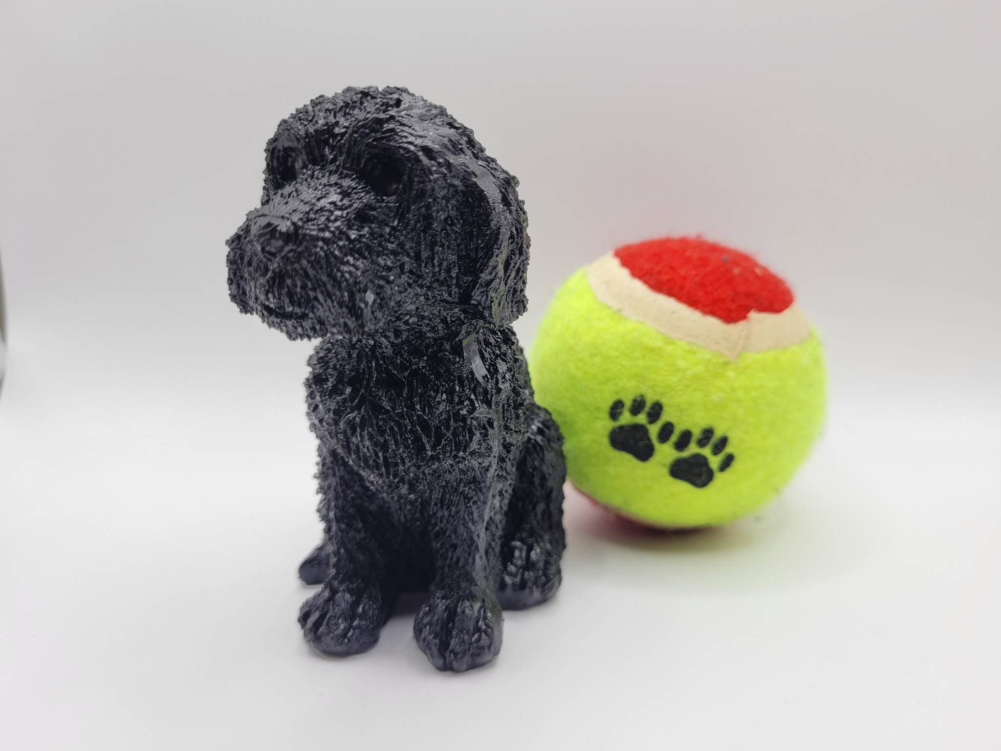Cockapoo Dog Coal Ornament - Made With Forest of Dean Coal - Handmade ...