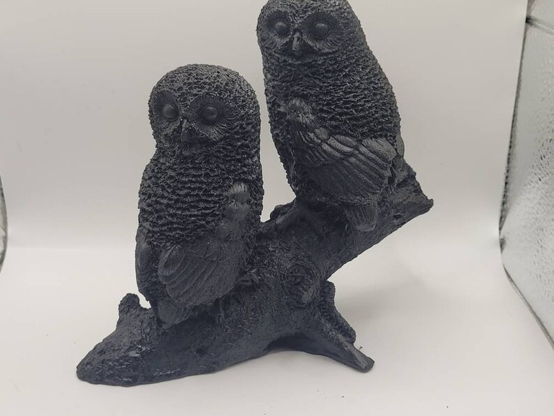 Owls Coal Ornament - Made With Forest of Dean Coal - Handmade - Etsy