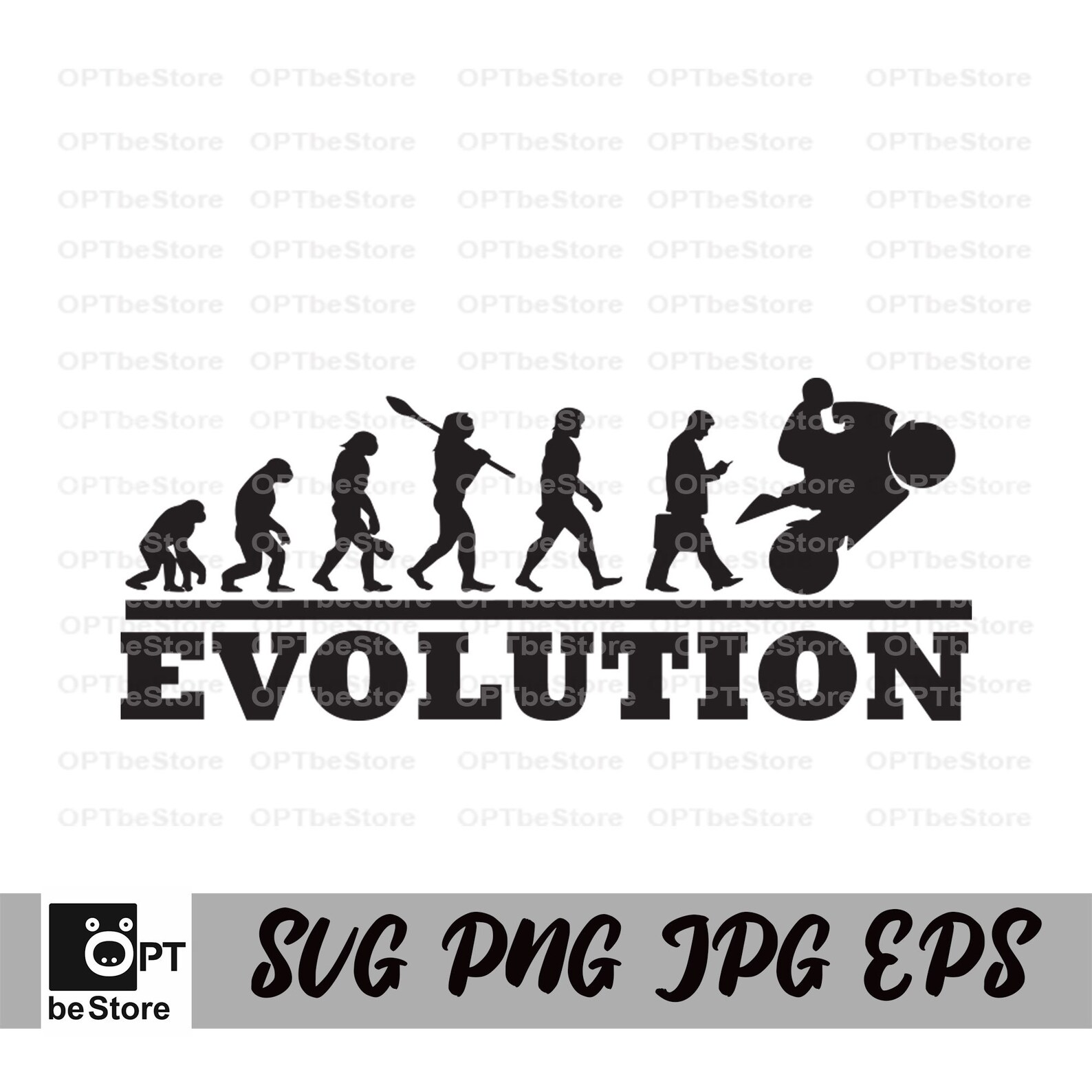 Evolution Biker SVG Motorcycle Evolution Svg Motorcycle SVG | Etsy
