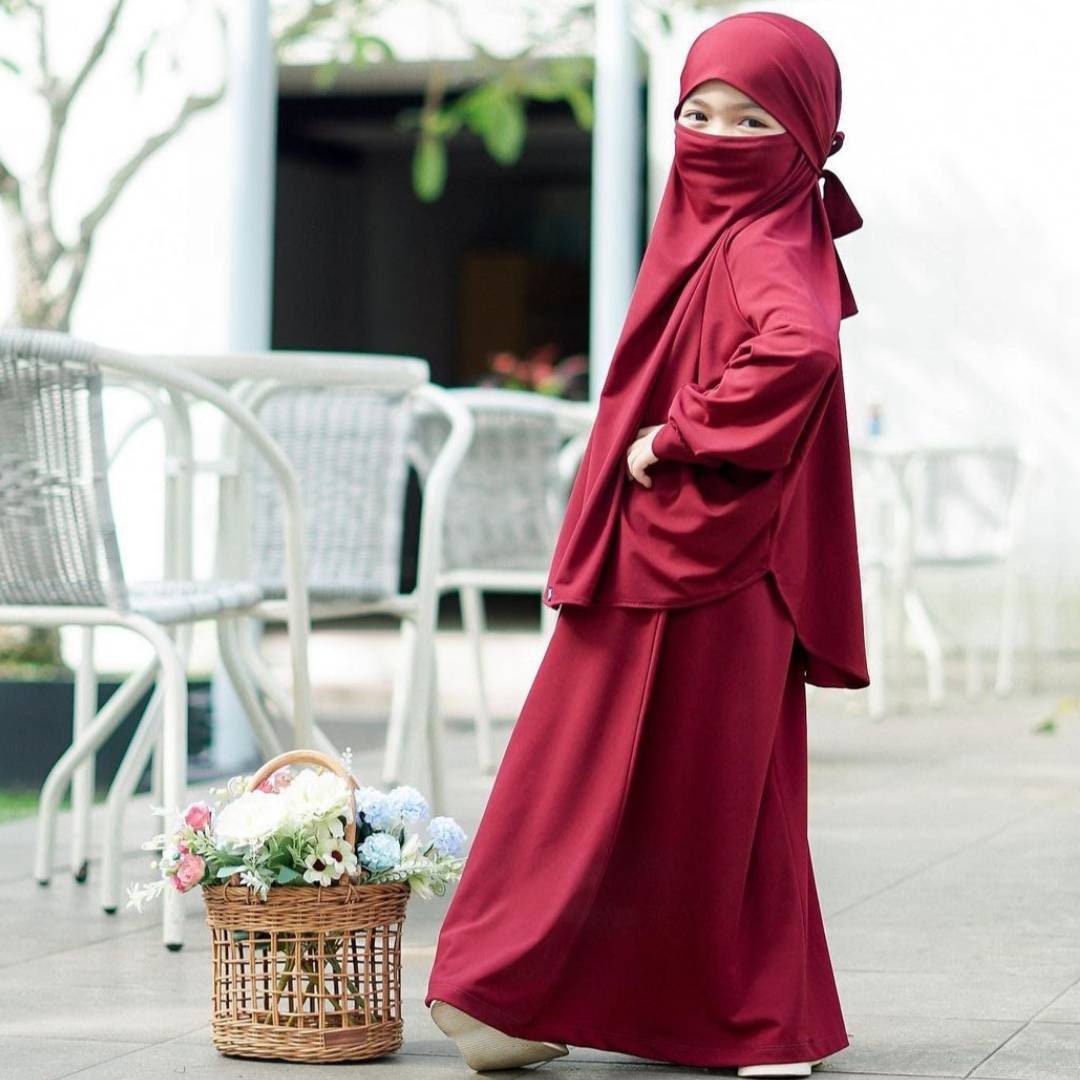 1 to 6 Years French Khimar Girls Robe Suit Can Be Used as a - Etsy