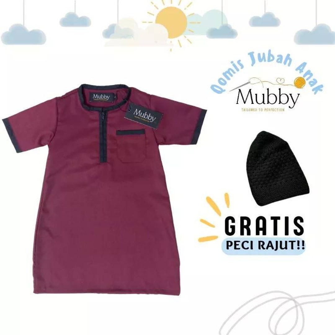 Baby Thobe 0-2 Years Old Solid Series Free Kupi - Etsy