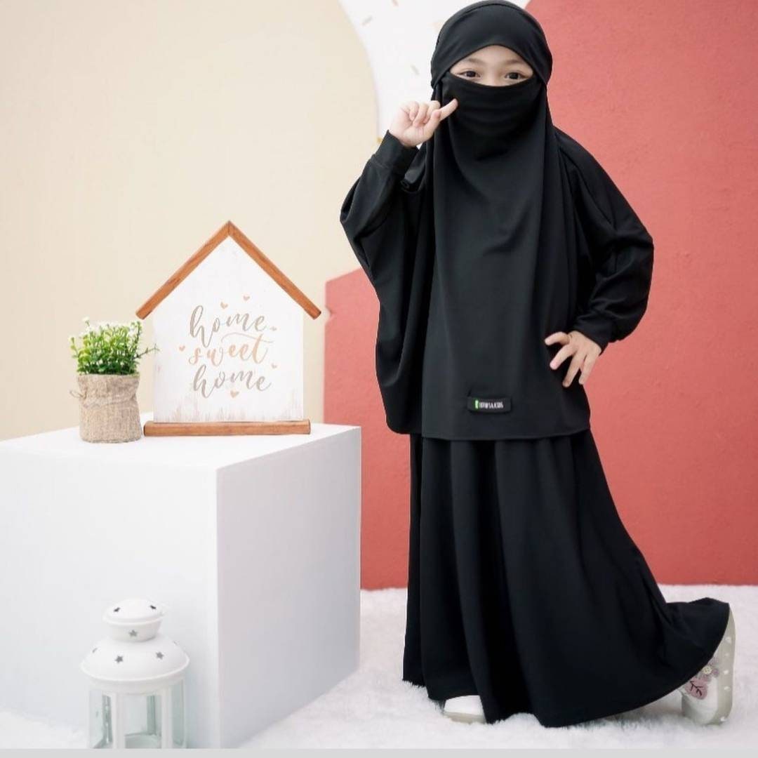 1 to 6 Years French Khimar Girls Robe Suit Can Be Used as a - Etsy