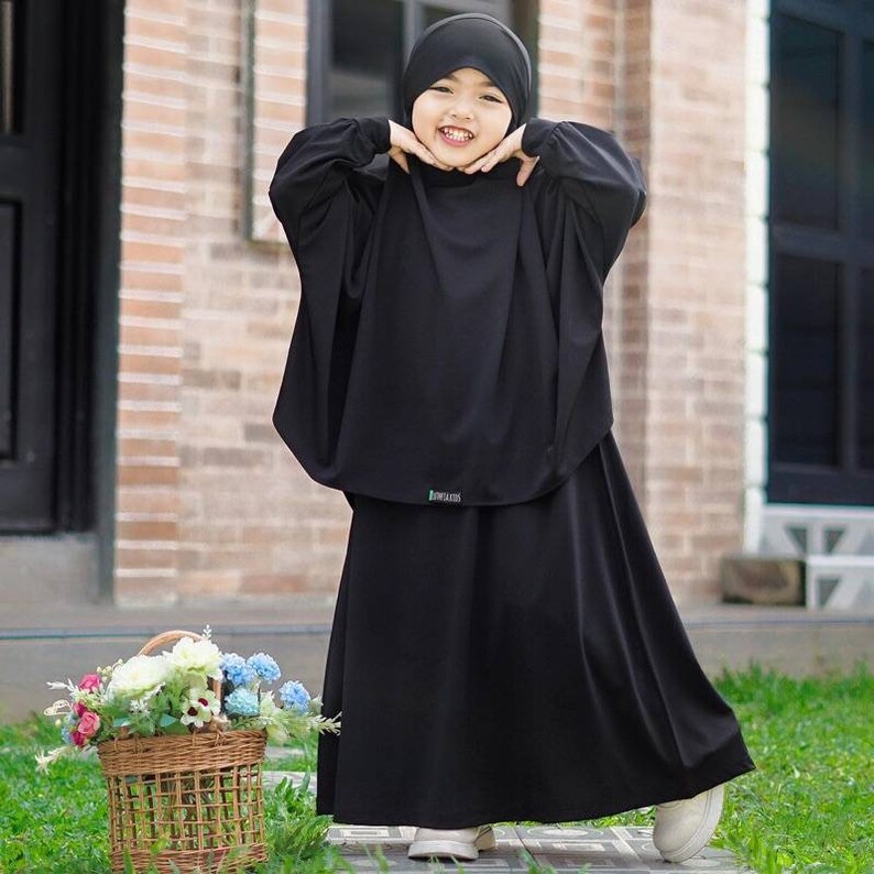 1 to 6 Years French Khimar Girls Robe Suit Can Be Used as a - Etsy