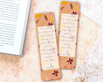 John 3 16 Bookmark | Etsy