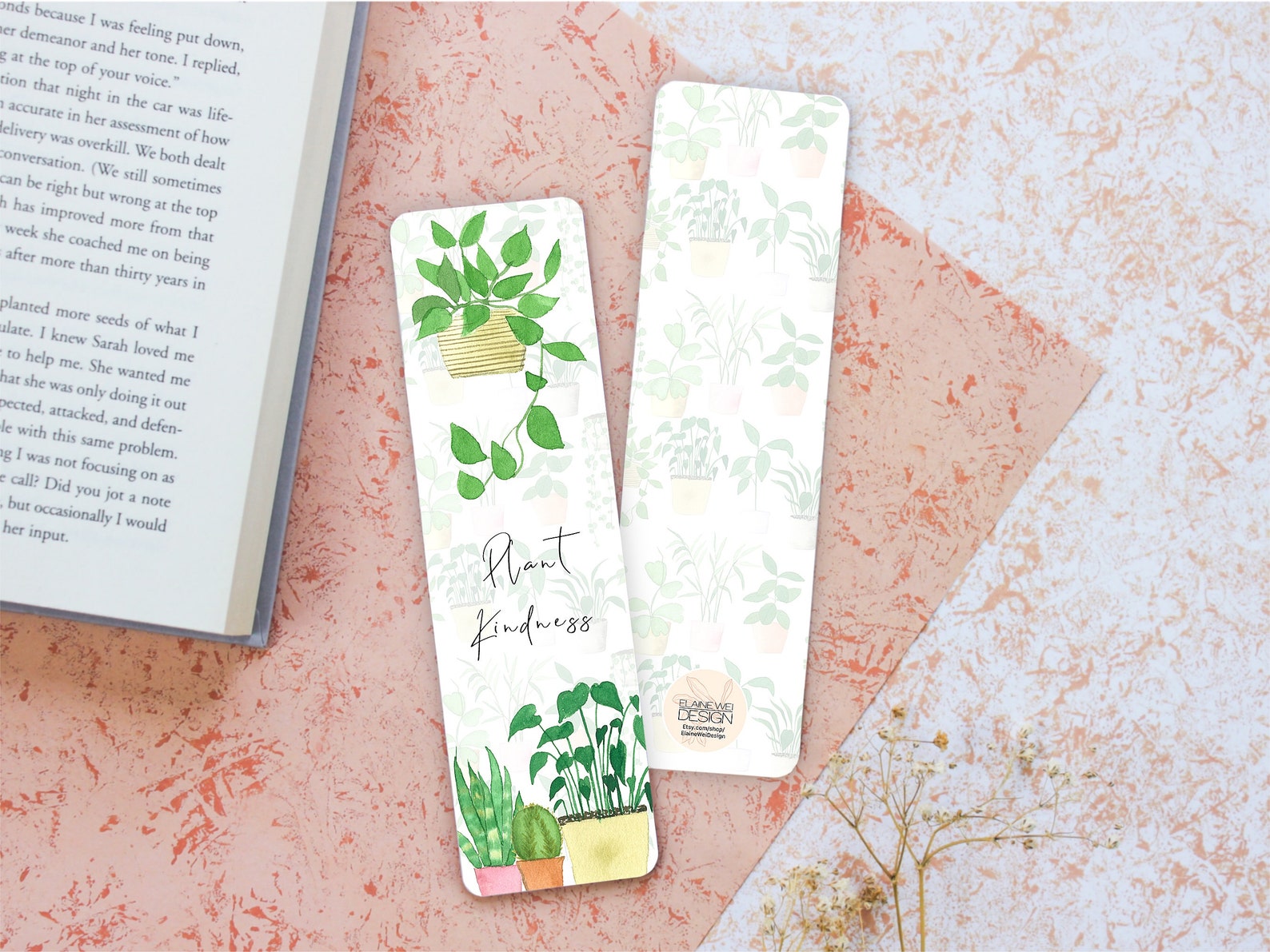 Positive Bookmark Bundle 3 Laminated Bookmarks Inspirational - Etsy
