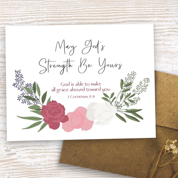 Bible Verses Get Well Card - Etsy