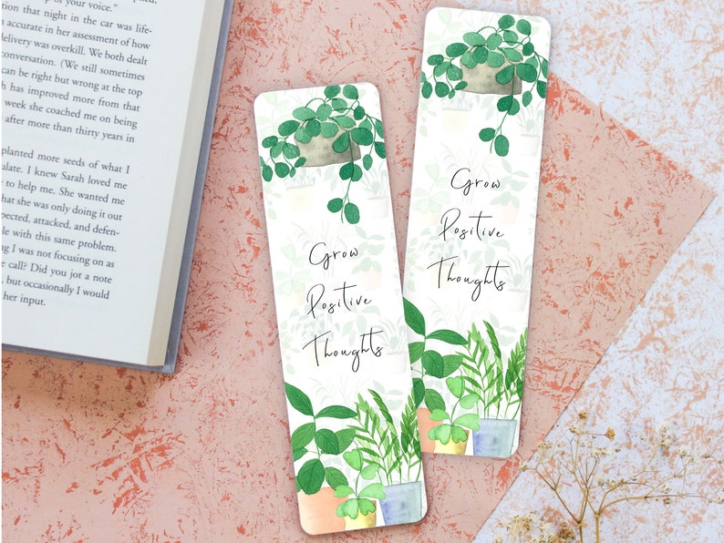Positive Bookmark Bundle 3 Laminated Bookmarks Inspirational - Etsy