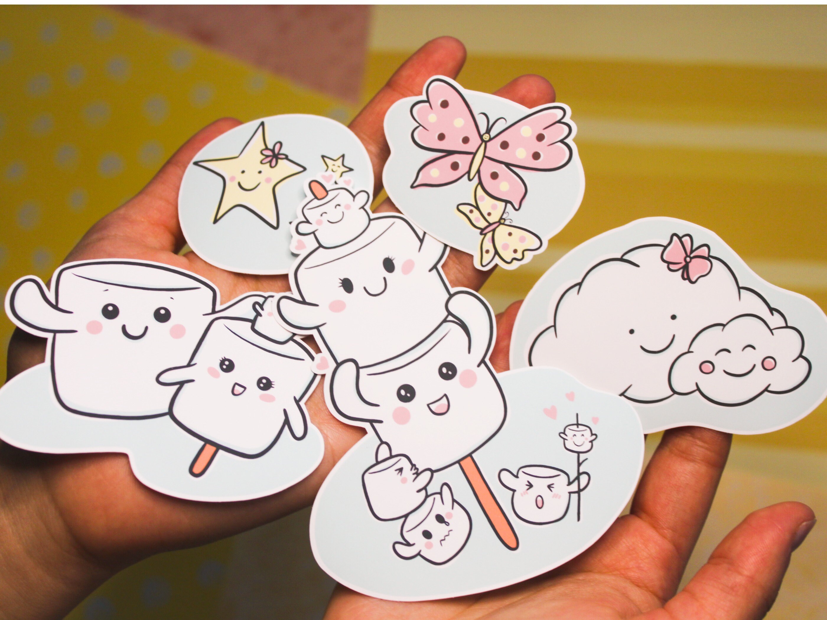 Kawaii Sticker Pack Cute Laptop Sticker Kawaii Sticker Set | Etsy