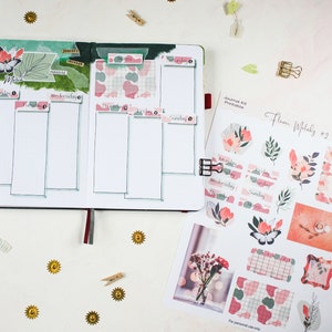 Printable Bullet Journal Kit | Bujo Stickers | Planner Stickers ...