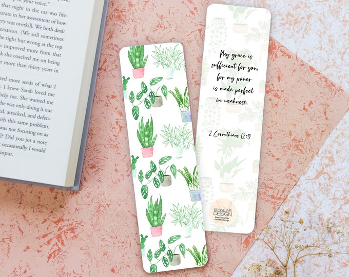 Sunflower Bookmark Printable Christian Women Gift Booklover Bookmark ...