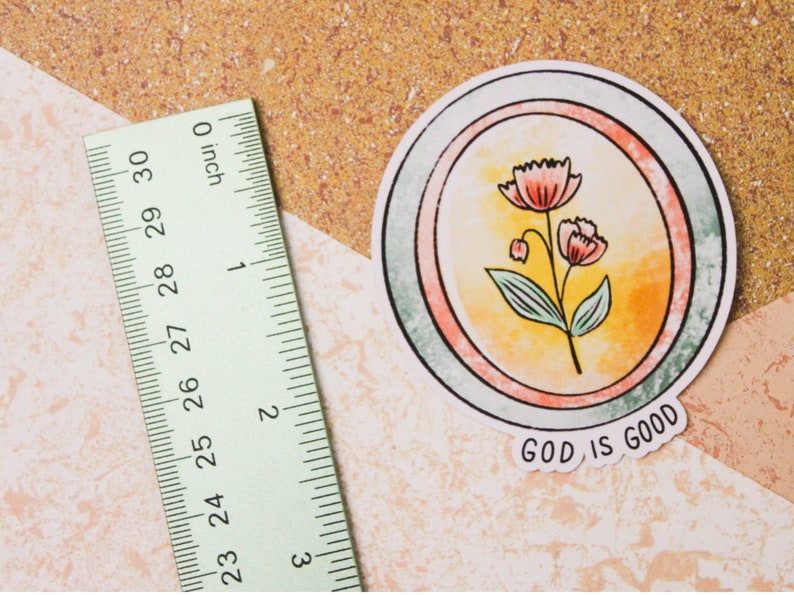 God is Good Christian Sticker Pack Faith Vinyl Sticker | Etsy