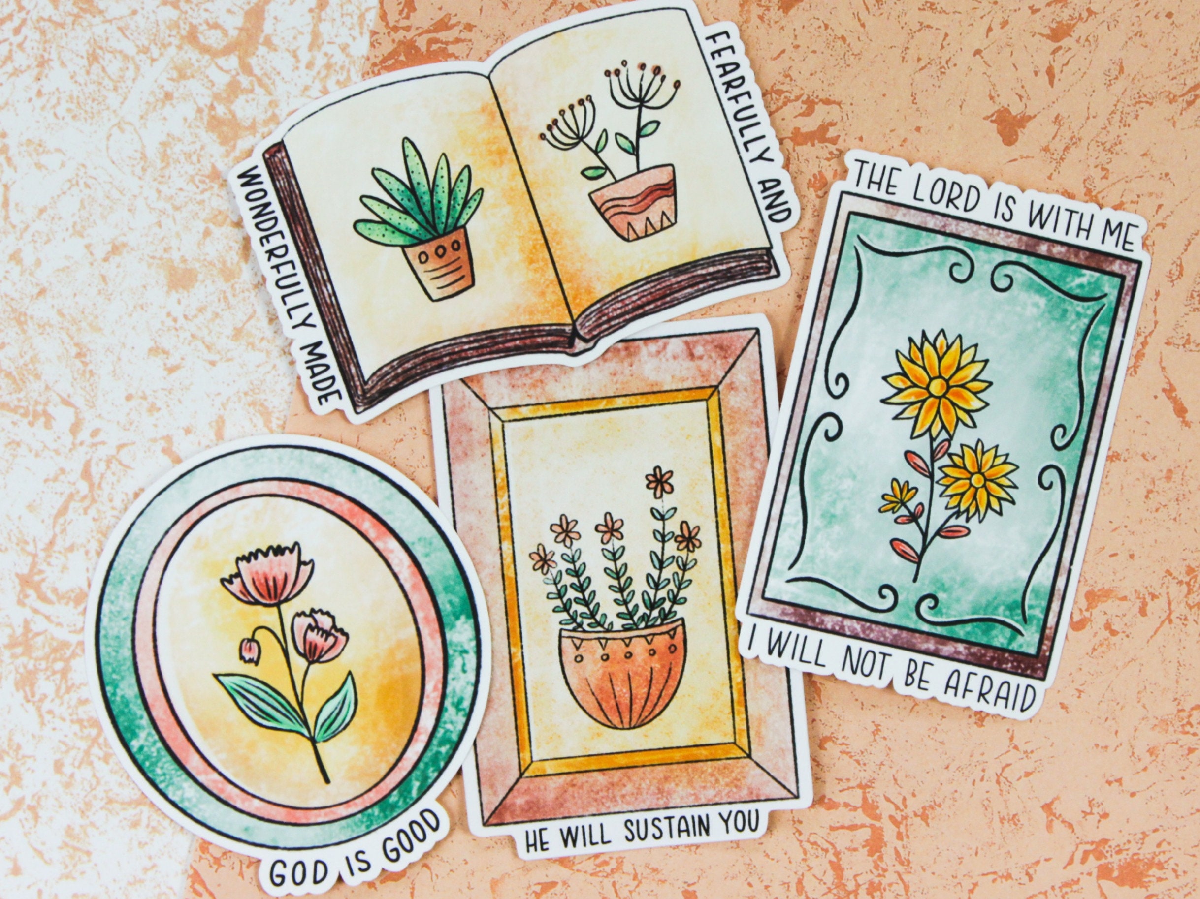 God is Good Christian Sticker Pack Faith Vinyl Sticker | Etsy