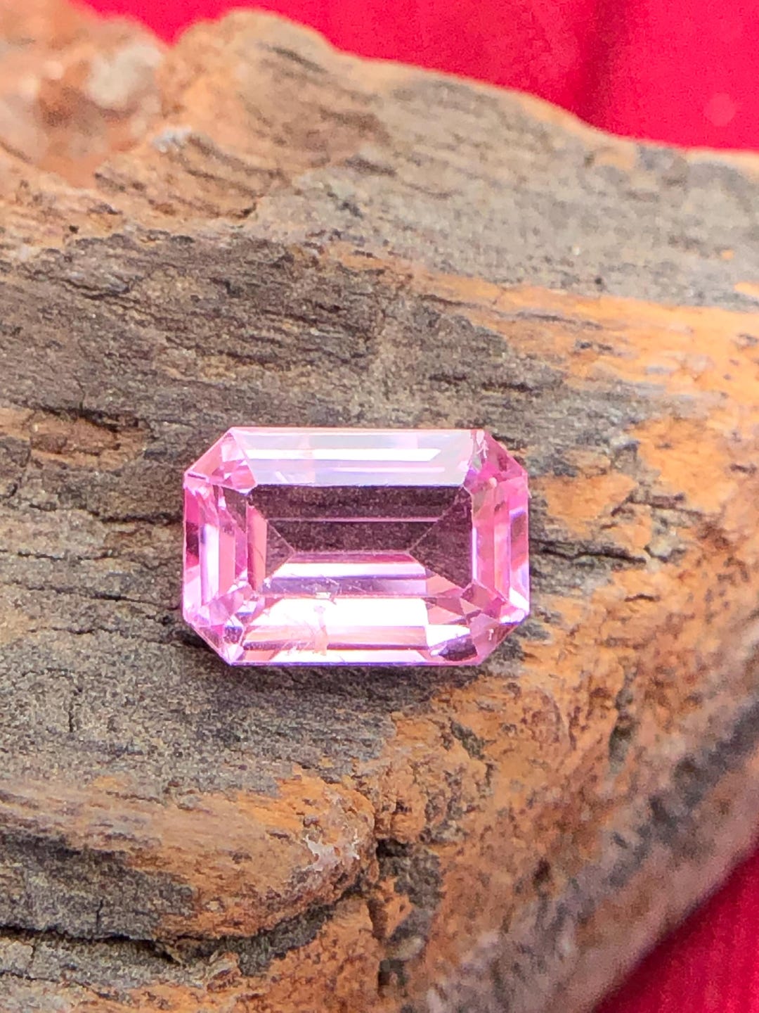6x4 MM Pink Spinel Emerald Cut Octagon, Natural Spinel Gemstone ...