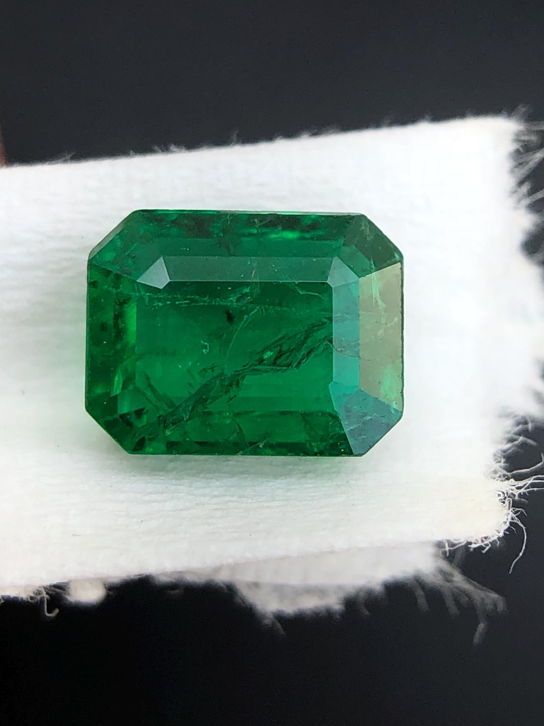 Natural Emerald Octagon, 6.10x4.80 MM Faceted Emerald, Emerald Gemstone ...