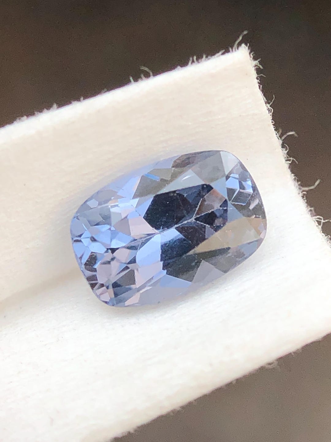 Rare Silver Gray Spinel Gemstone: 6x4 MM Loose Faceted Long Cushion ...