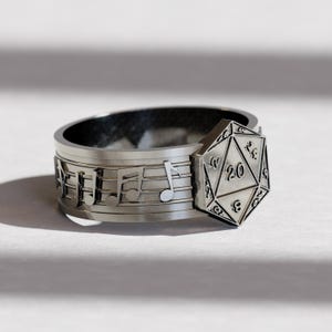 Dungeon and Dragons Musical Bard Ring – Enchanted DND Jewelry for RPG ...