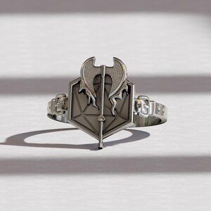 Barbarian Dnd Character Ring Dnd Wedding & Birthday Gift D20 Dice ...