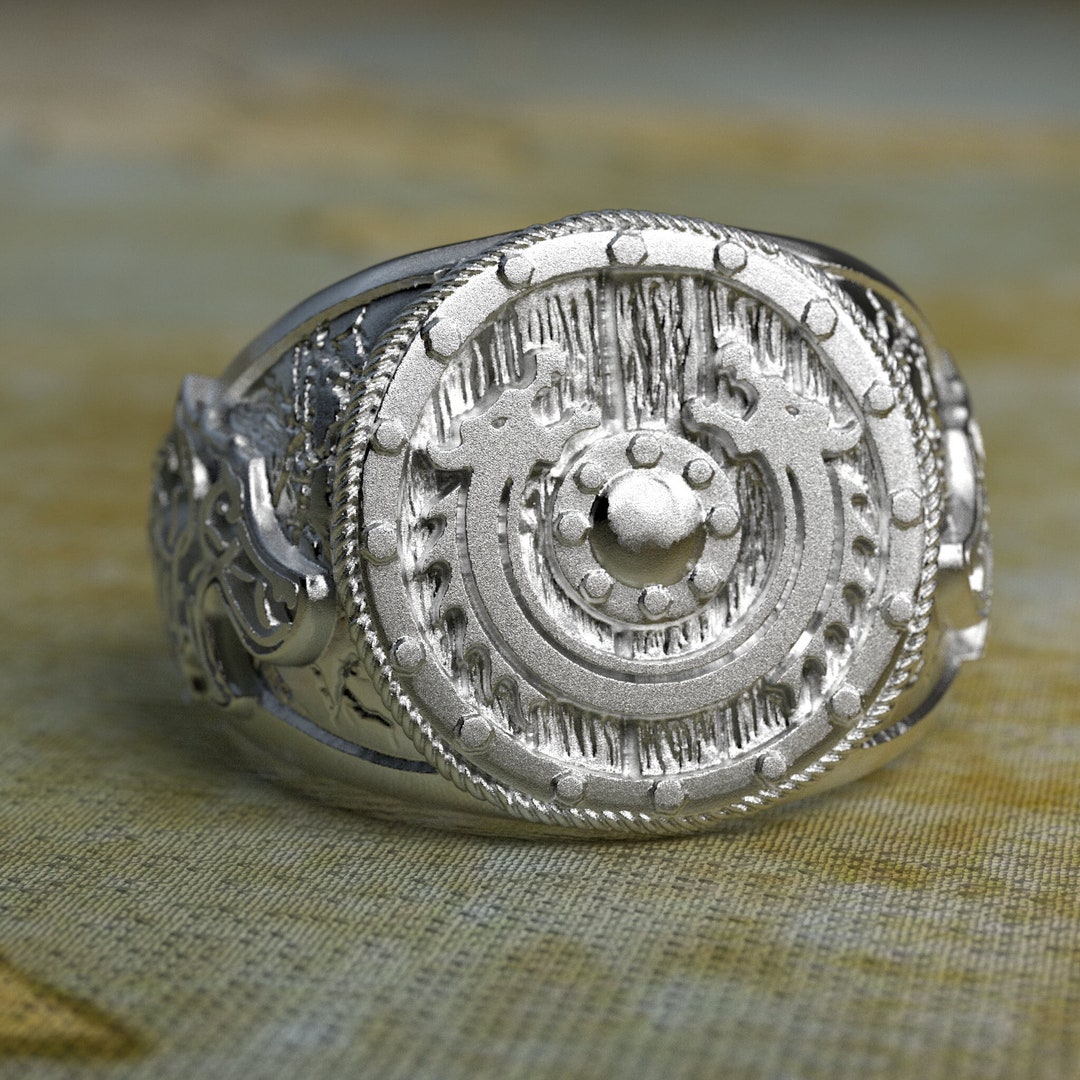 Viking Shield Norse Mythology Ring Ragnar Viking Jewelry Norse Mens ...