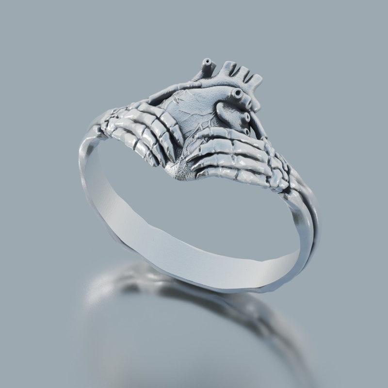 Hand Shaped Ring - Etsy