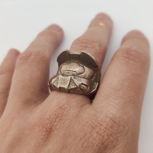 Master Chief Ring, Halo Ring , Halo Jewellery, Video Game Ring ...