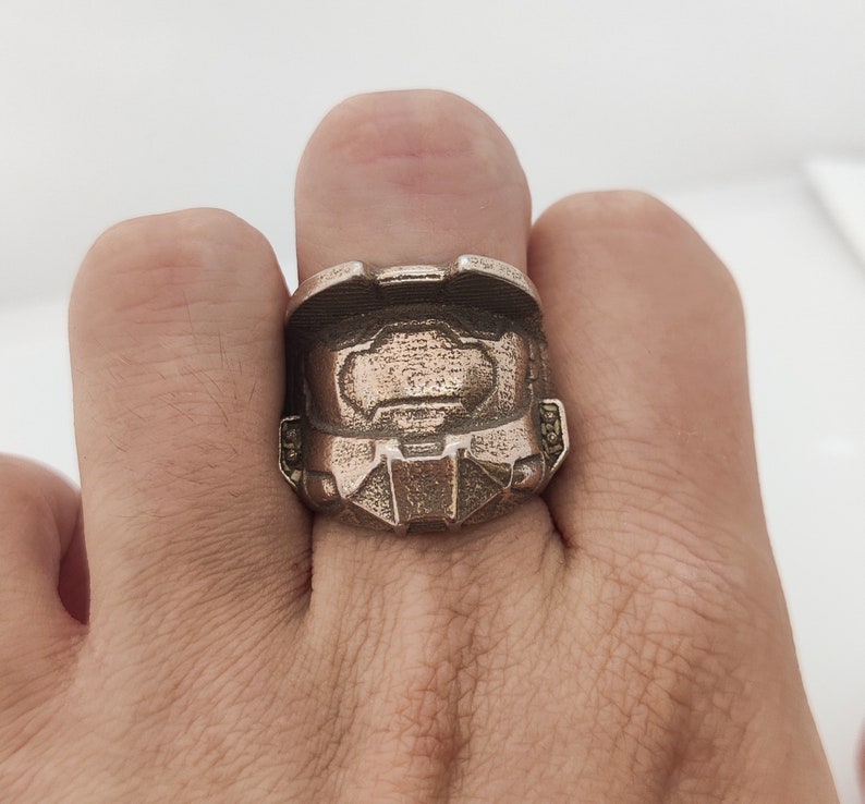 Master Chief Ring, Halo Ring , Halo Jewellery, Video Game Ring ...