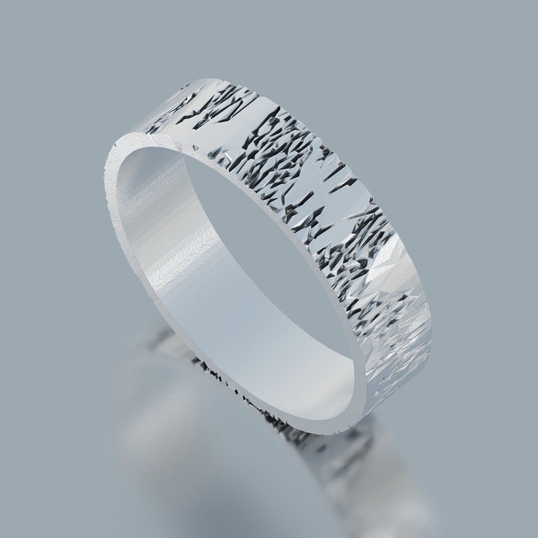 Geometric Birch Tree Branch Ring for Men Wedding Forest Ring for Men ...