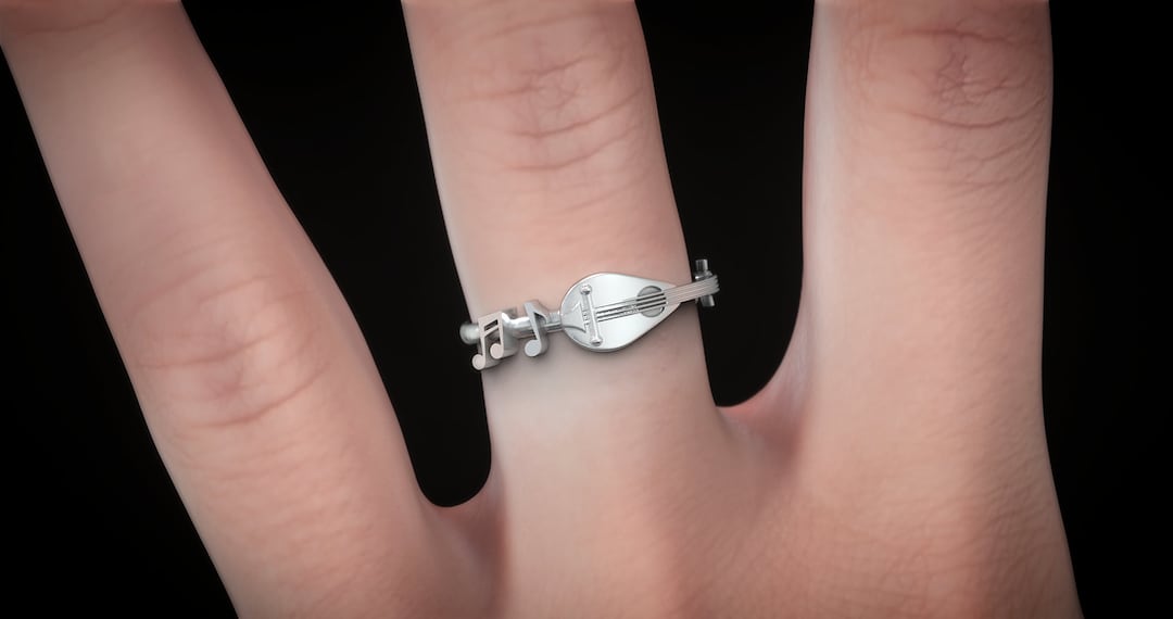 Musical Notes Ring Music Gift Ring for Dnd Birthday Dnd Jewelry Gift ...