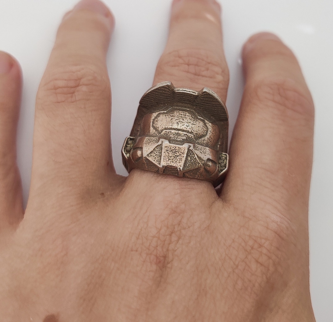 Master Chief Ring, Halo Ring , Halo Jewellery, Video Game Ring ...