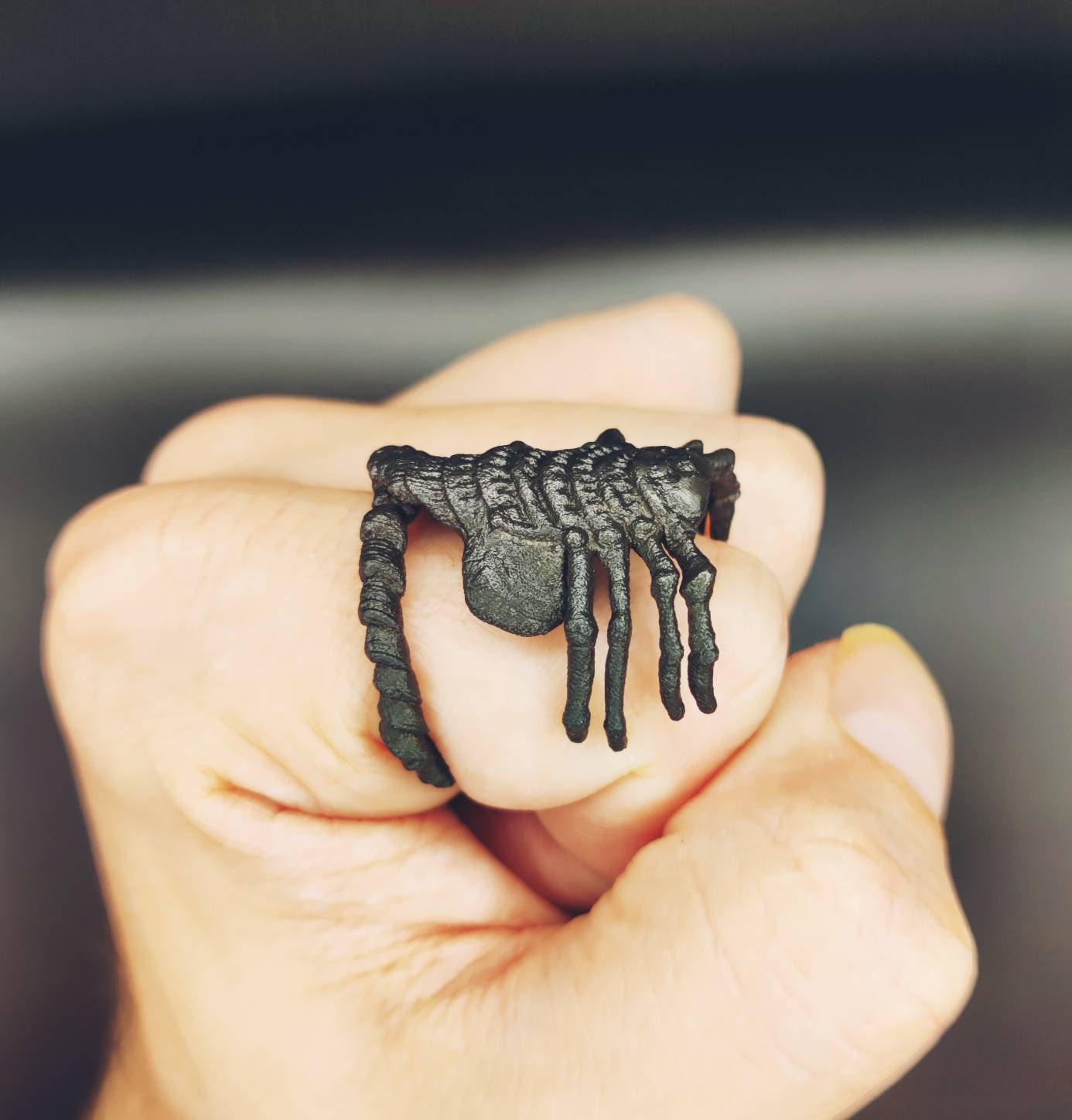 H.R Giger Inspired, Alien Face Hugger Ring , Aliens Jewellery ...