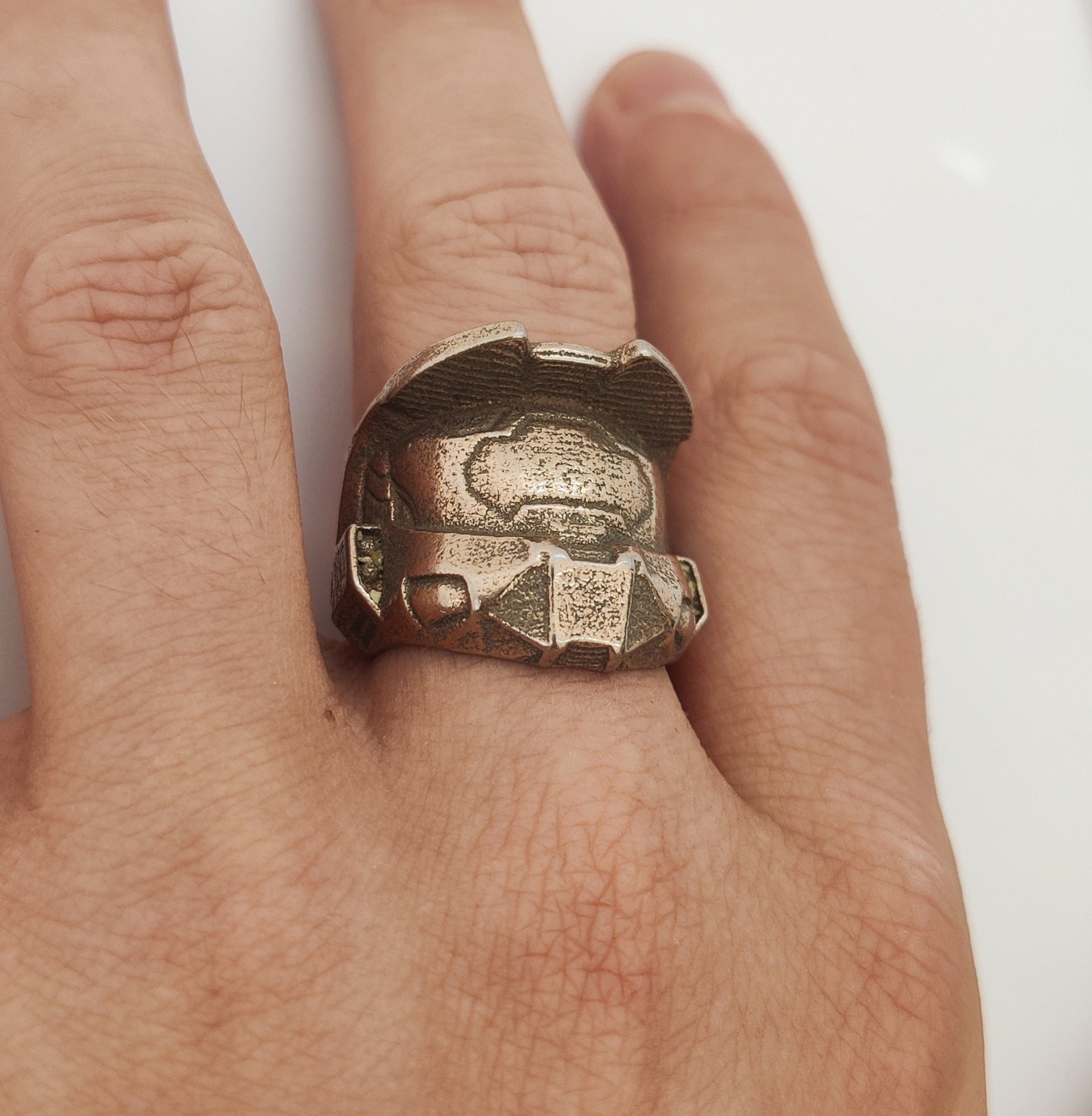 Master Chief Ring Halo Ring Halo Jewellery Video Game - Etsy