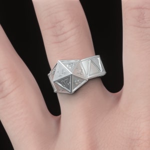 Dnd Dice Ring for Dnd Birthdays Dnd Characters D20 Metal Dice Dnd ...