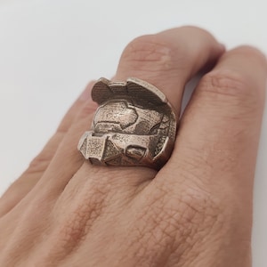 Master Chief Ring, Halo Ring , Halo Jewellery, Video Game Ring ...