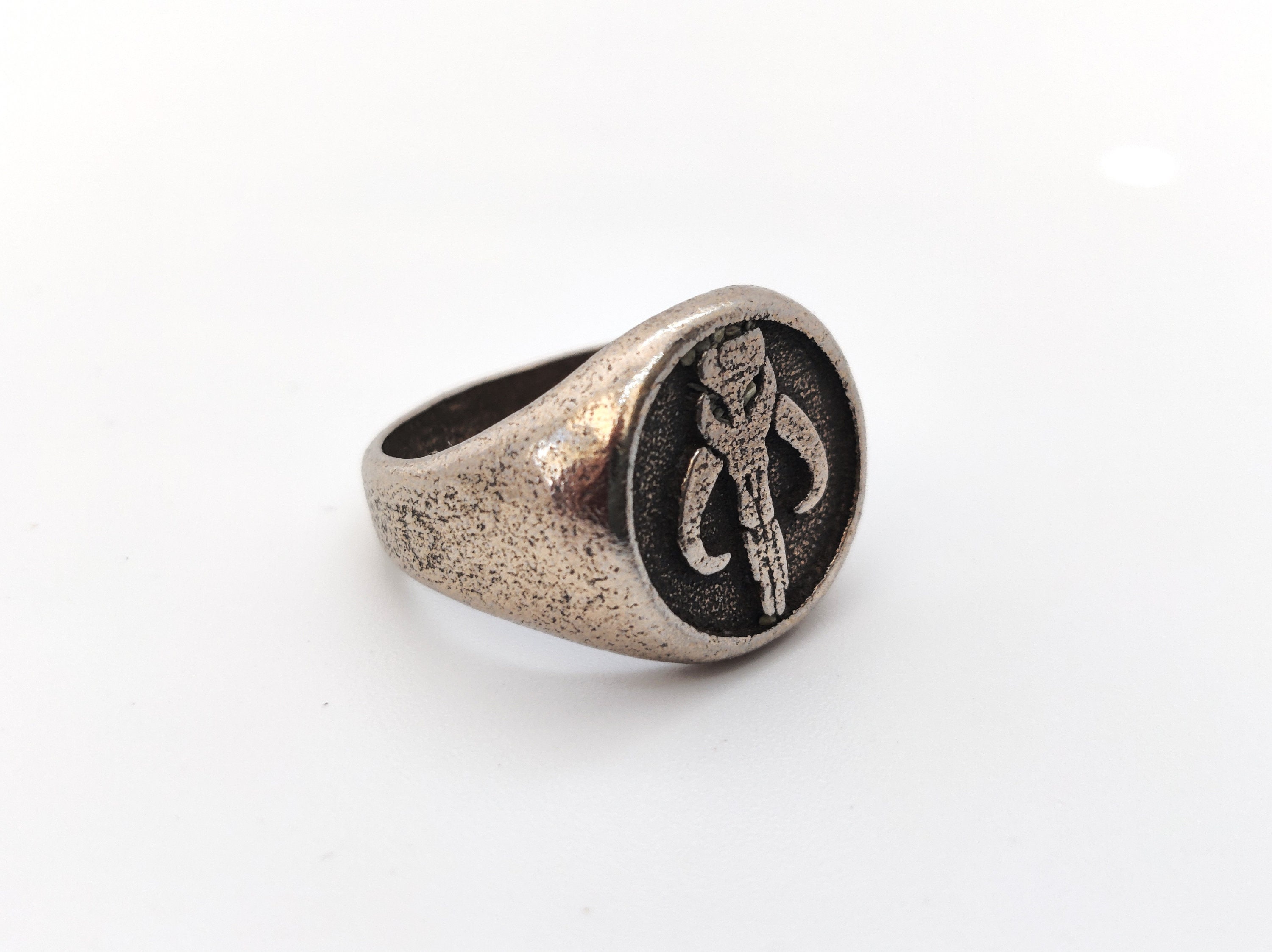 Mandalorian Signet Ring Boba Fett Star Wars Ring Star Wars - Etsy