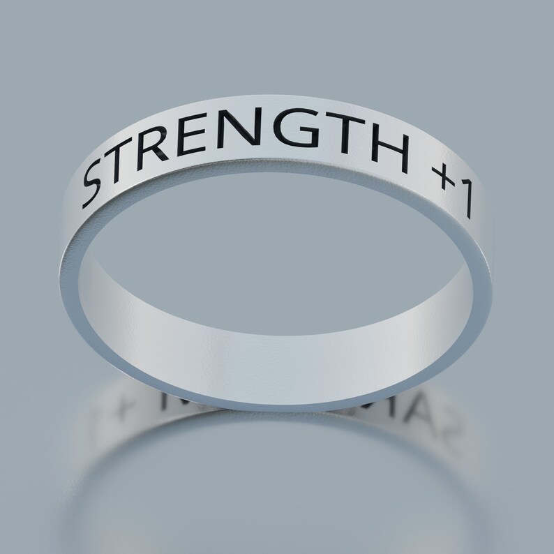 DND Character Stat Ring for Dnd Birthday Personalized Dnd Ring for Dnd ...