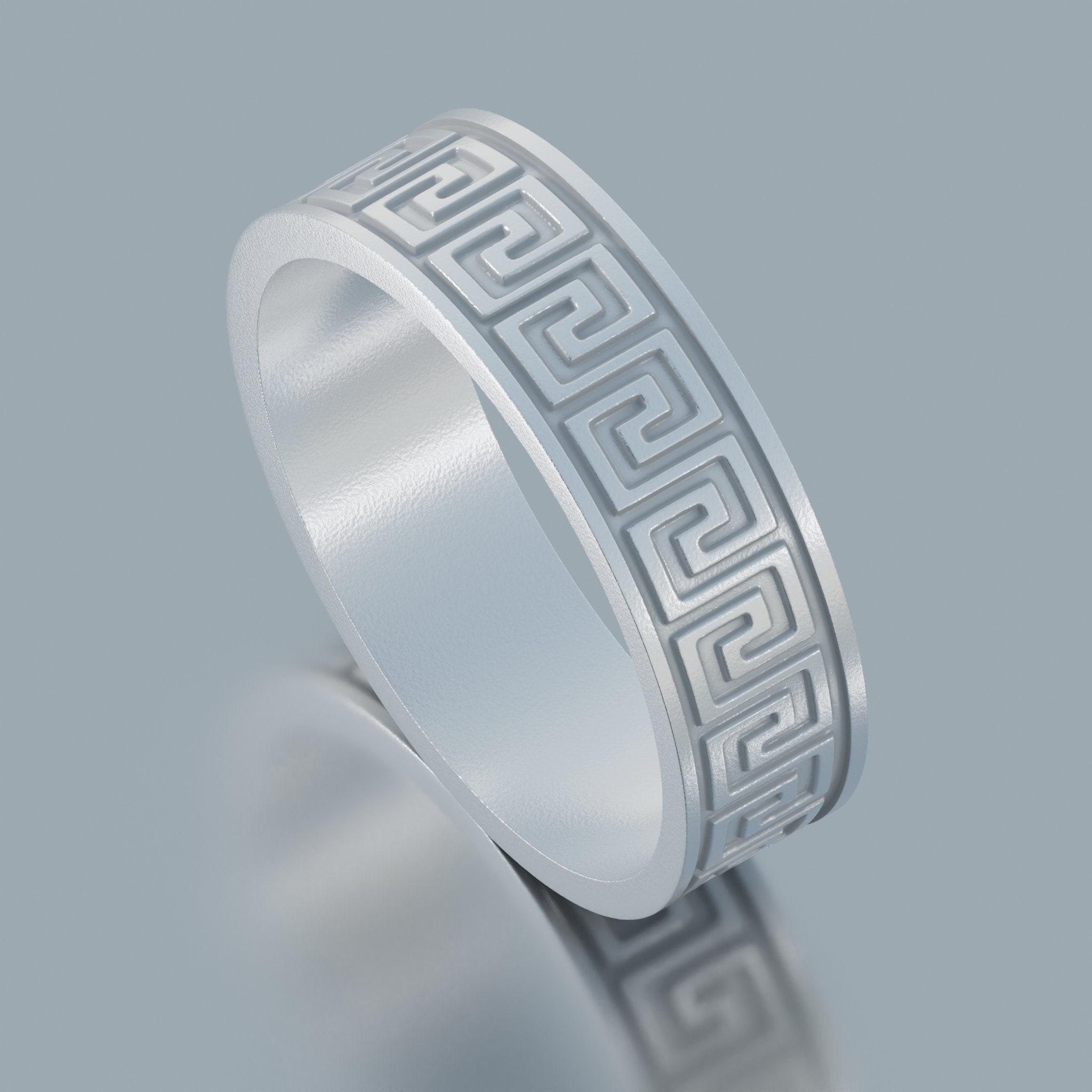 Aztec Pattern Ring Aztec Mens Ring for Mayan Wedding Aztec Gold Ring ...